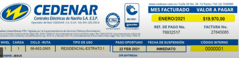 Factura Cedenar: como descargar duplicado 【 Facturas Facil en 3 pasos
